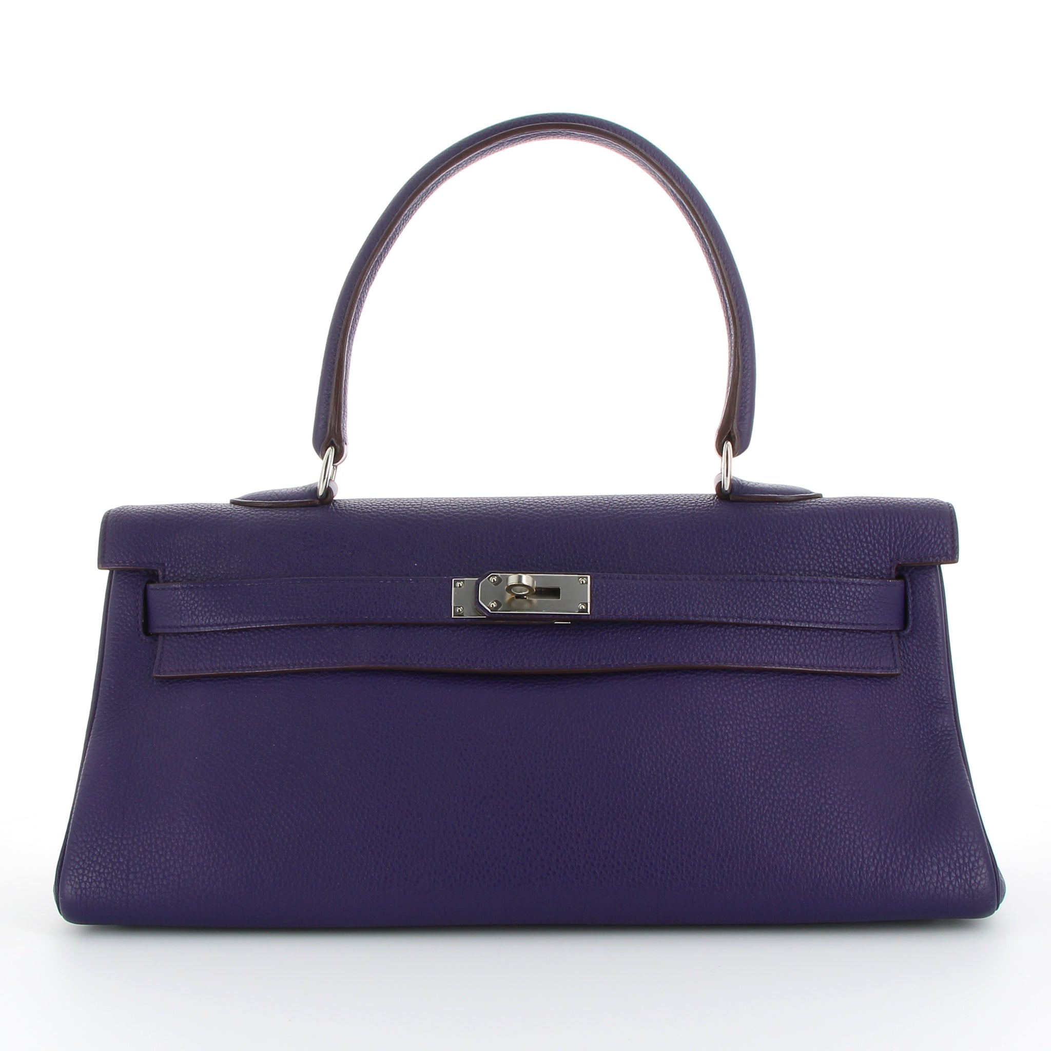 Hermès Shoulder Birkin In Iris Togo with Palladium Hardware