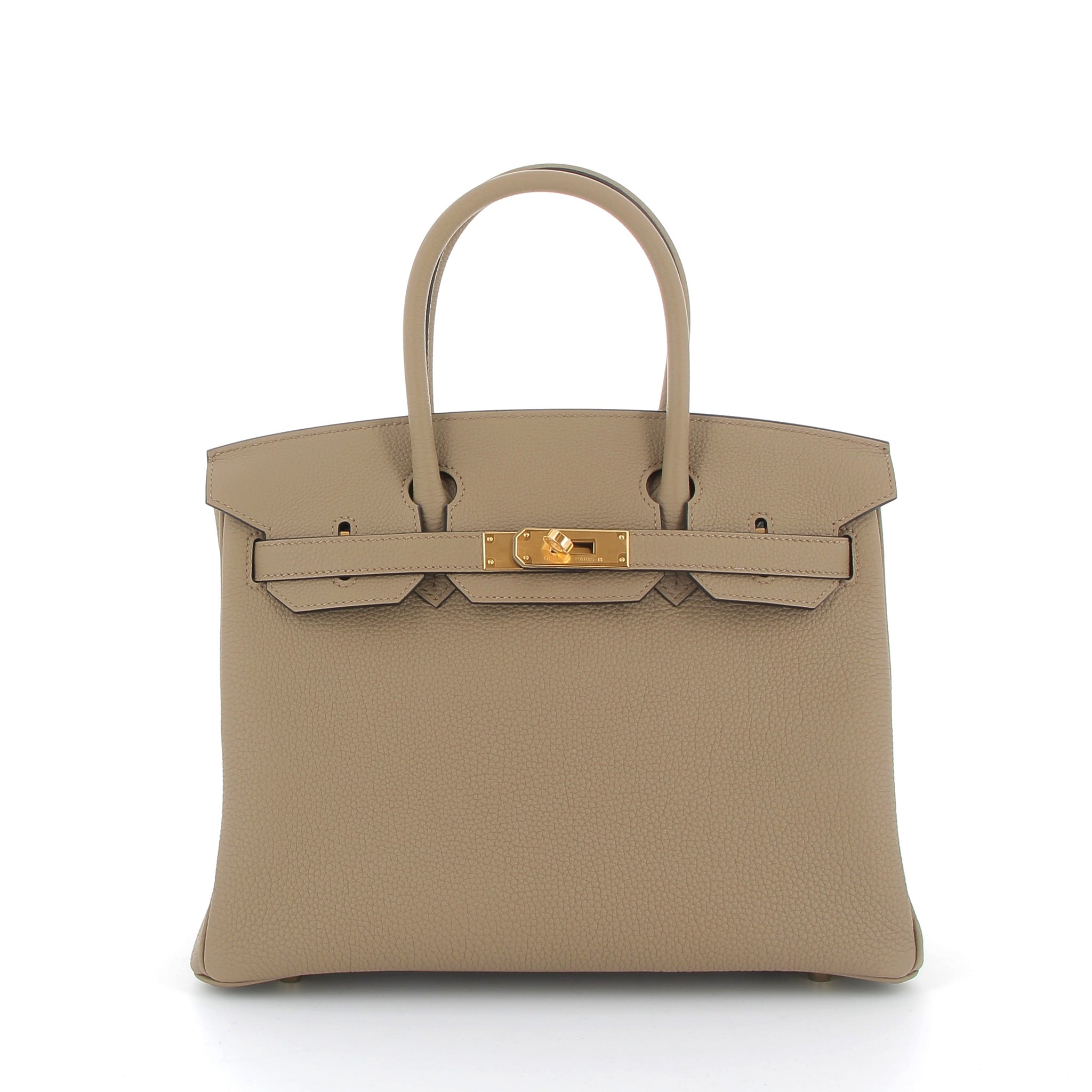HERMES Birkin 30 Beige Marfa Togo Gold Hardware